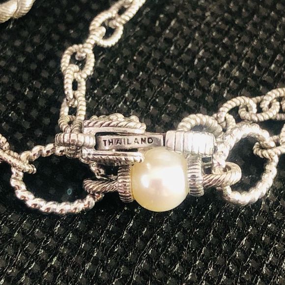 Judith Ripka | Jewelry | Judith Ripka Sterling Silver Rope And Pearl ...